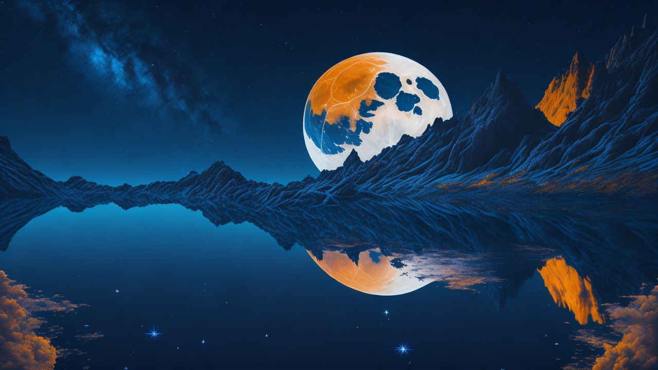 Moon nature landscape - KDE Store