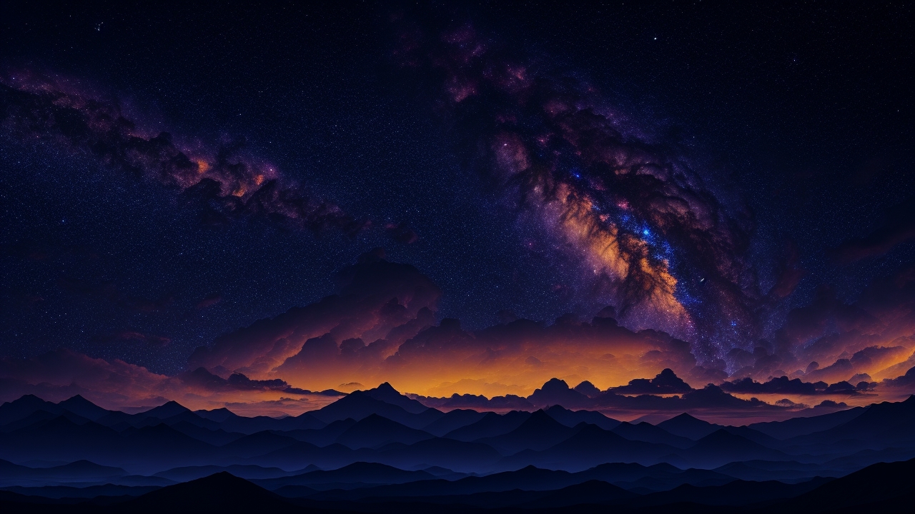 Space galaxy background - KDE Store