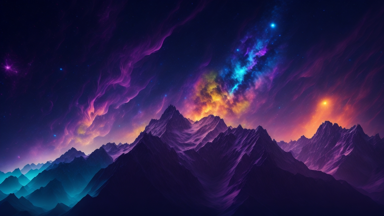 Space galaxy sky wallpaper - KDE Store