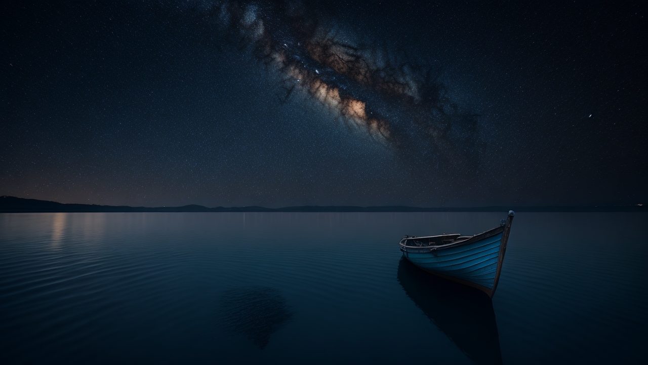 Dark boat wallpaper - KDE Store
