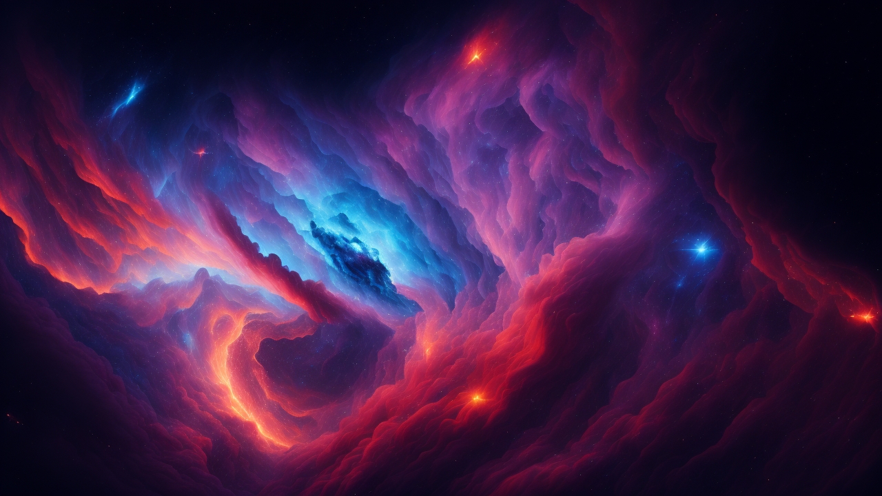 Abstract space wallpaper - KDE Store