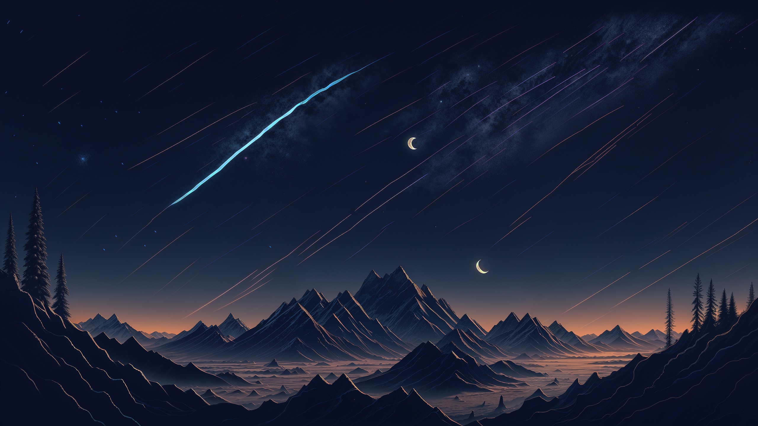 Fantasy mountain wallpaper - KDE Store