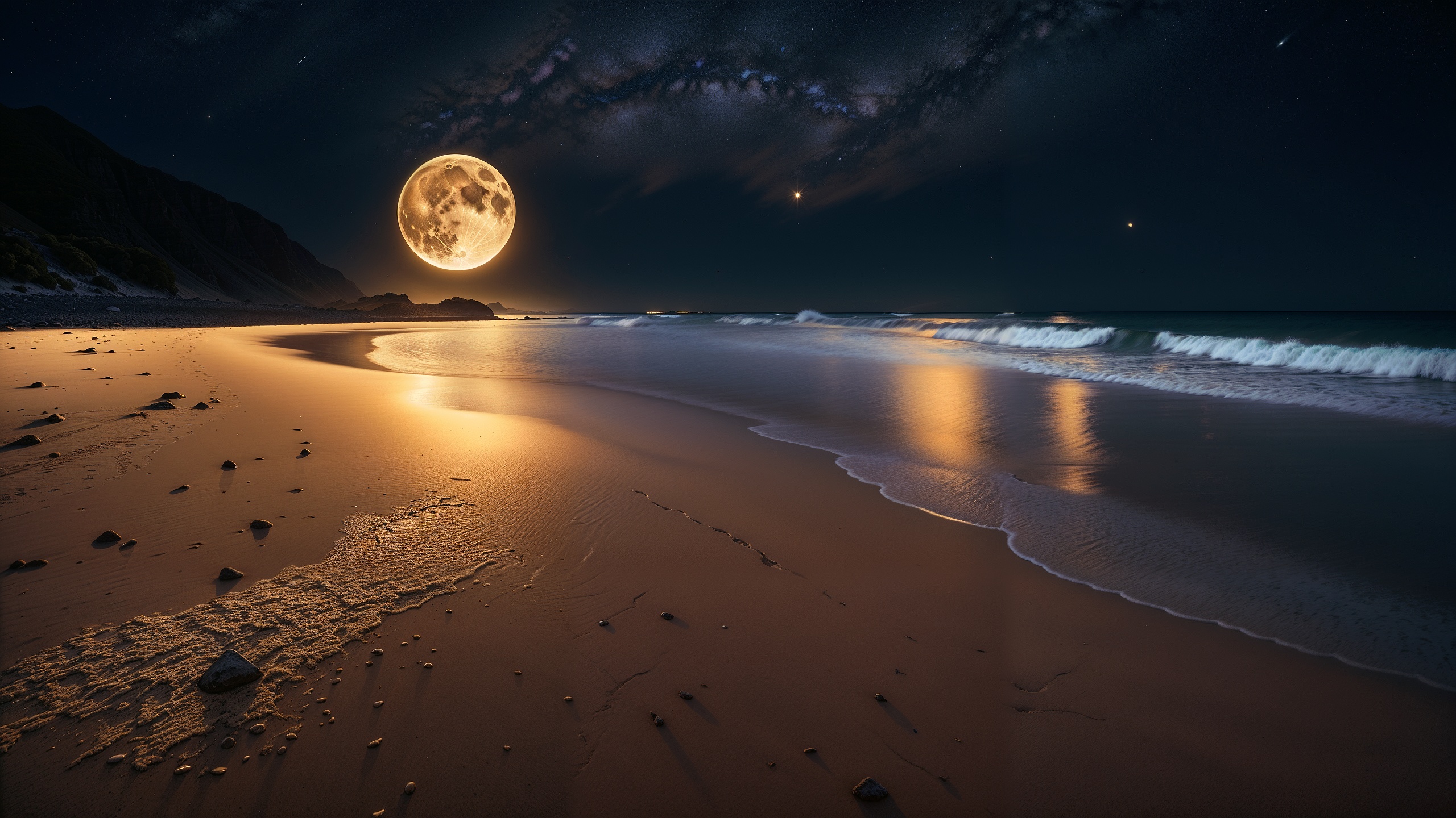 Moon night wallpaper - KDE Store