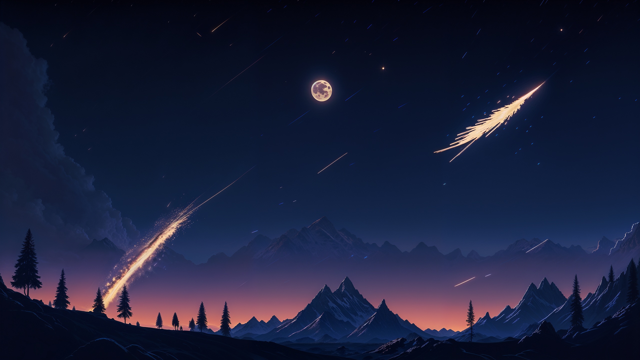 Fantasy mountain wallpaper - KDE Store