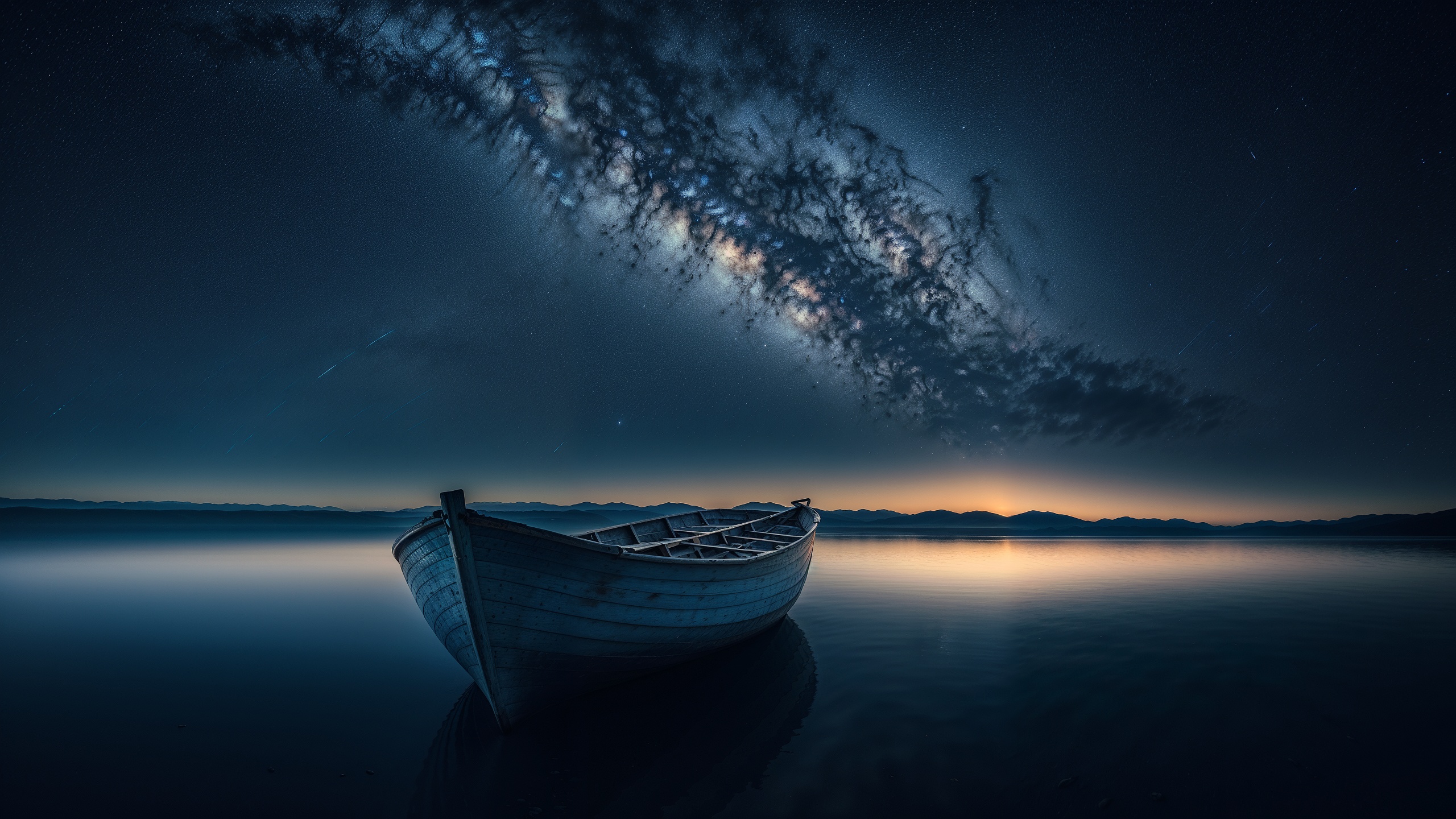 Dark boat wallpaper - KDE Store