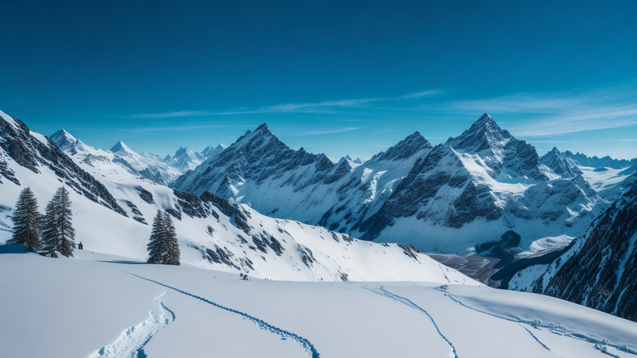 Winter mountains - KDE Store