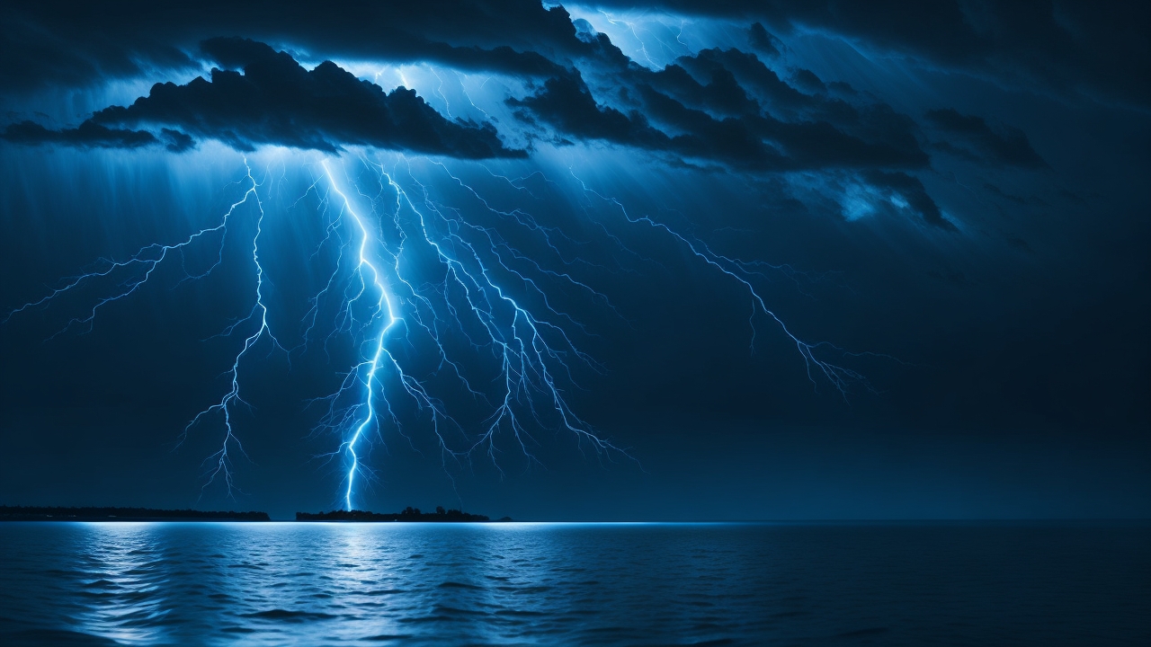 blue sky Lightning - KDE Store