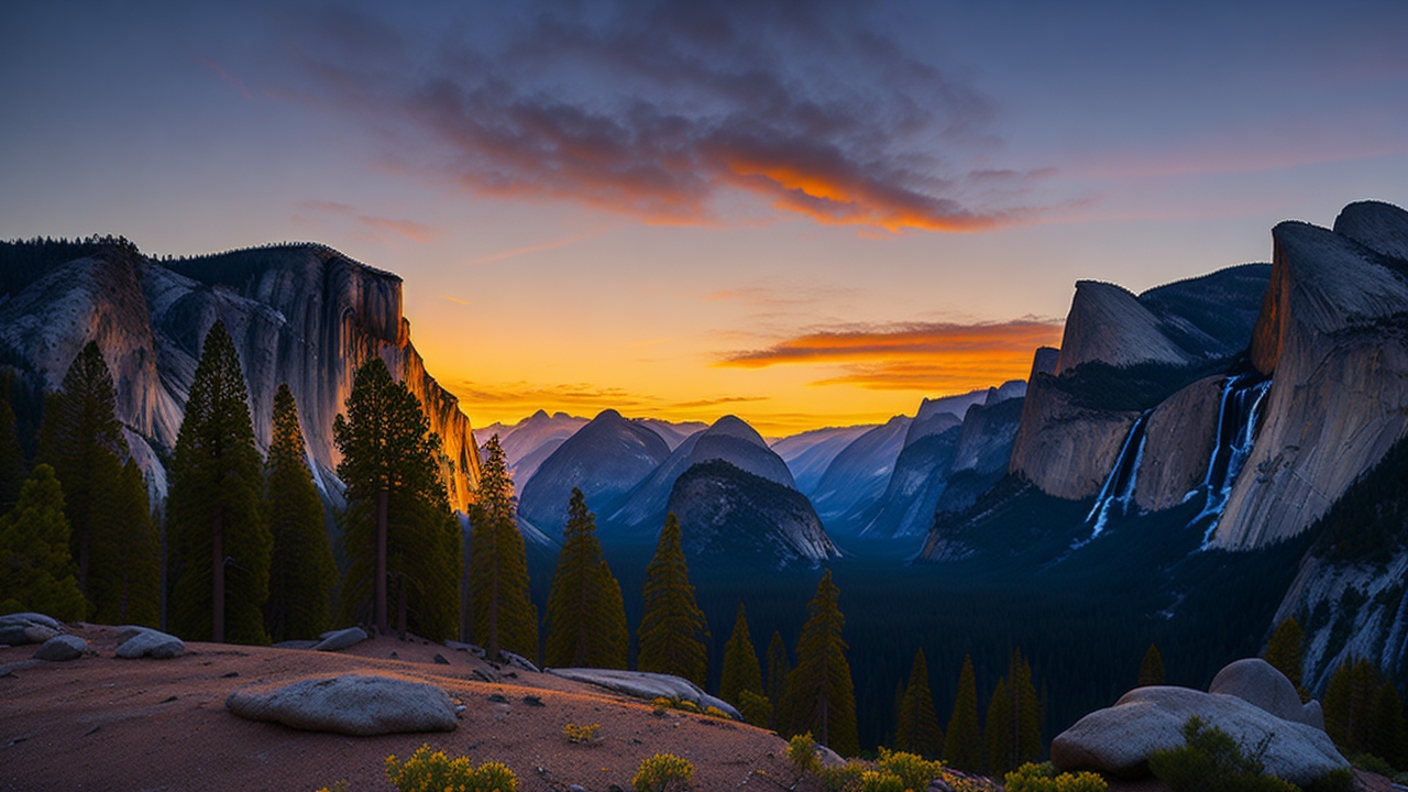 evening mountains - KDE Store