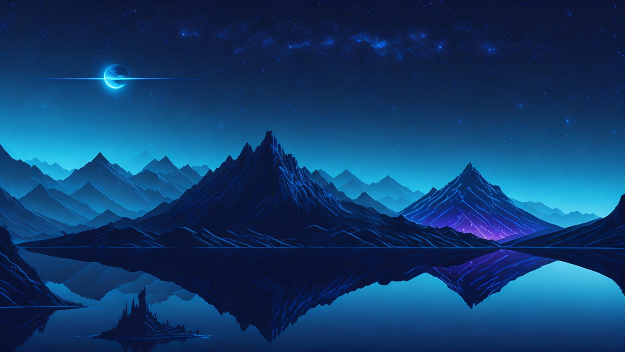 Beautiful view moonlight - KDE Store