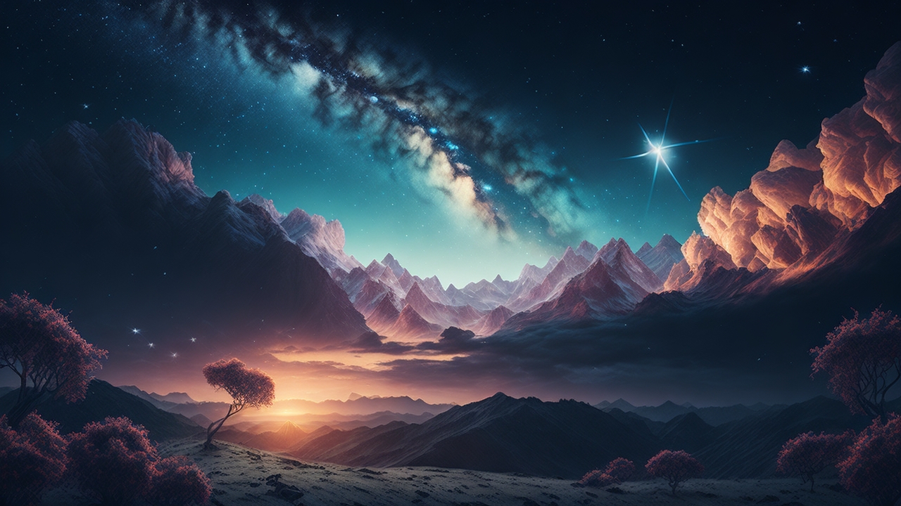 Beautiful Celestial Sky - KDE Store