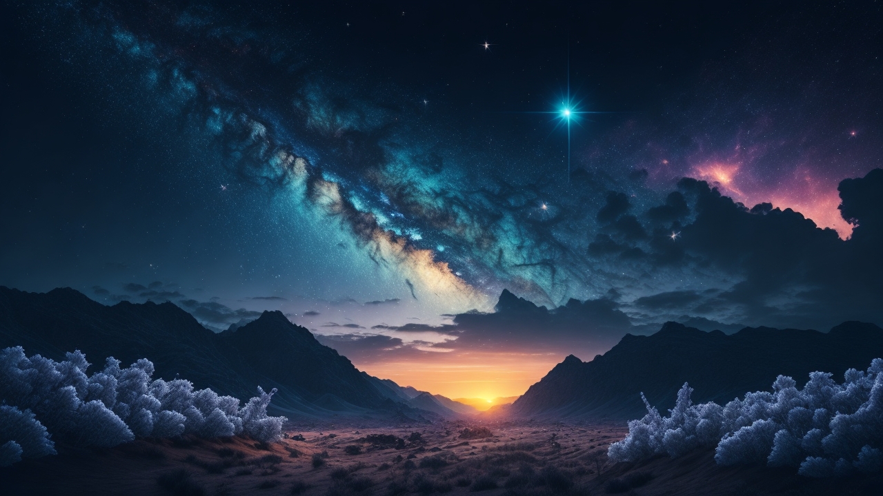 Beautiful heavenly sky - KDE Store