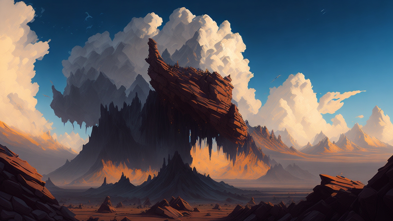 Rock nature sky - KDE Store