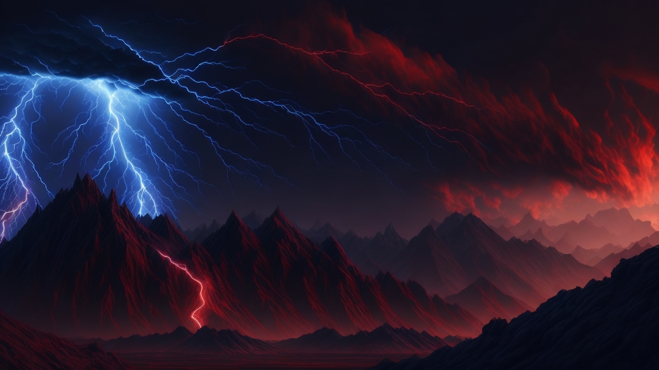 Beautiful lightning background - KDE Store
