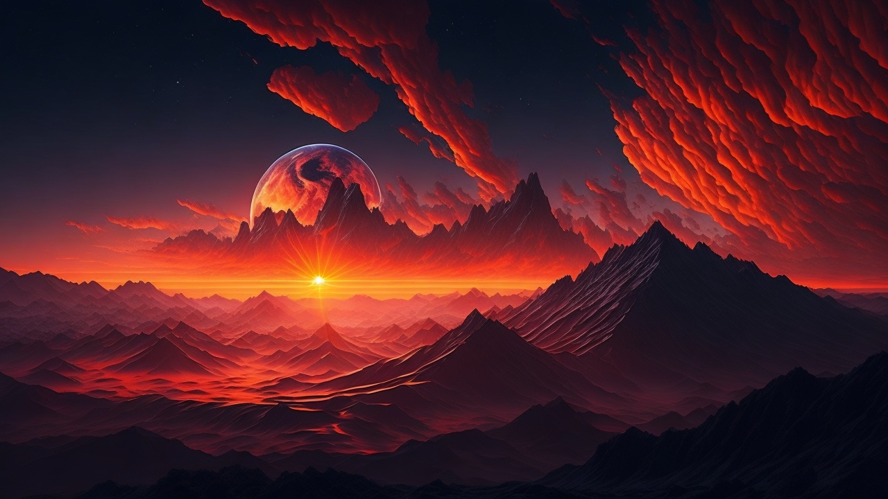 Alien world wallpaper - KDE Store