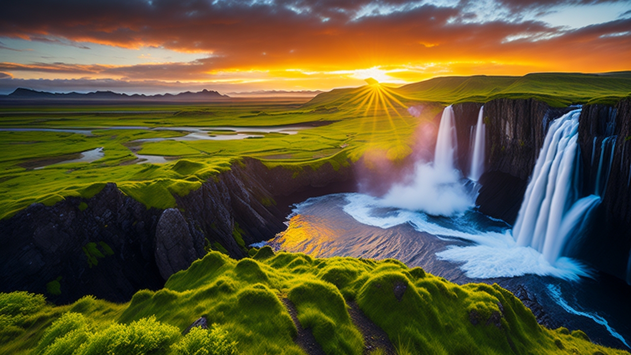 Colorful Summer Landscape - KDE Store