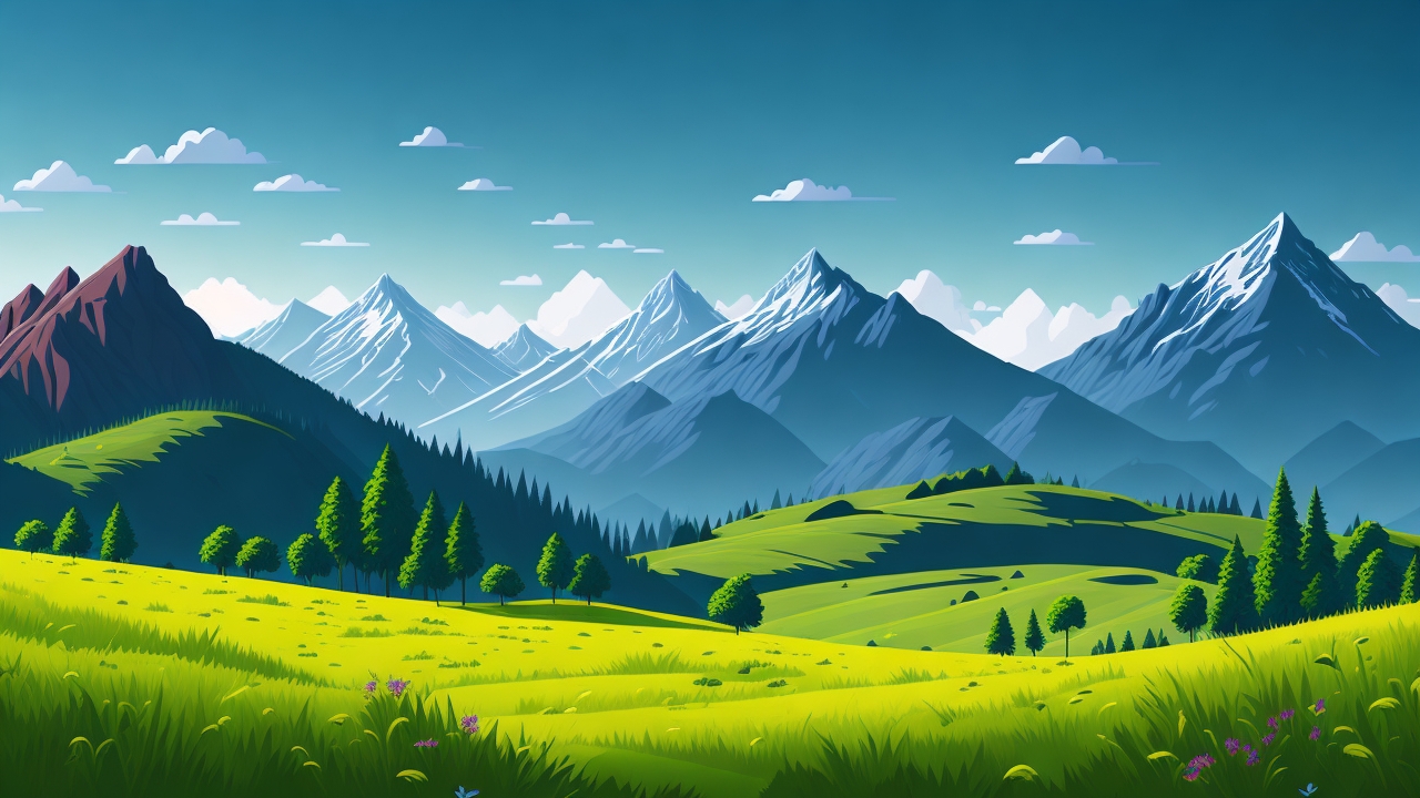 landscape mountains - KDE Store