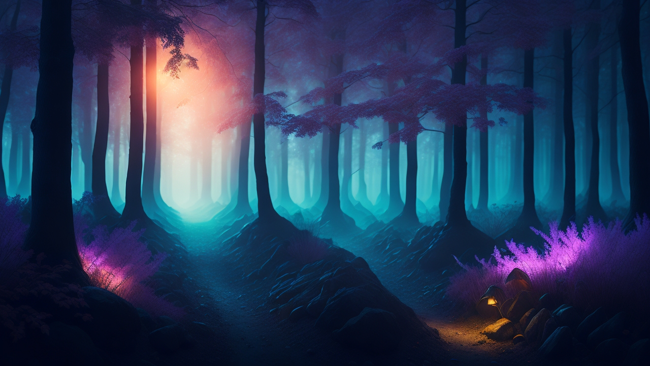 Fantasy forest wallpaper - KDE Store