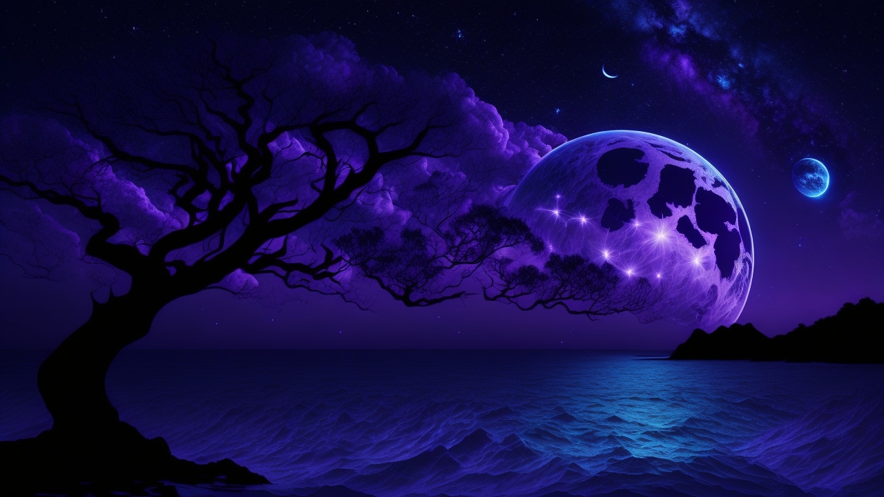 purple star planet - KDE Store