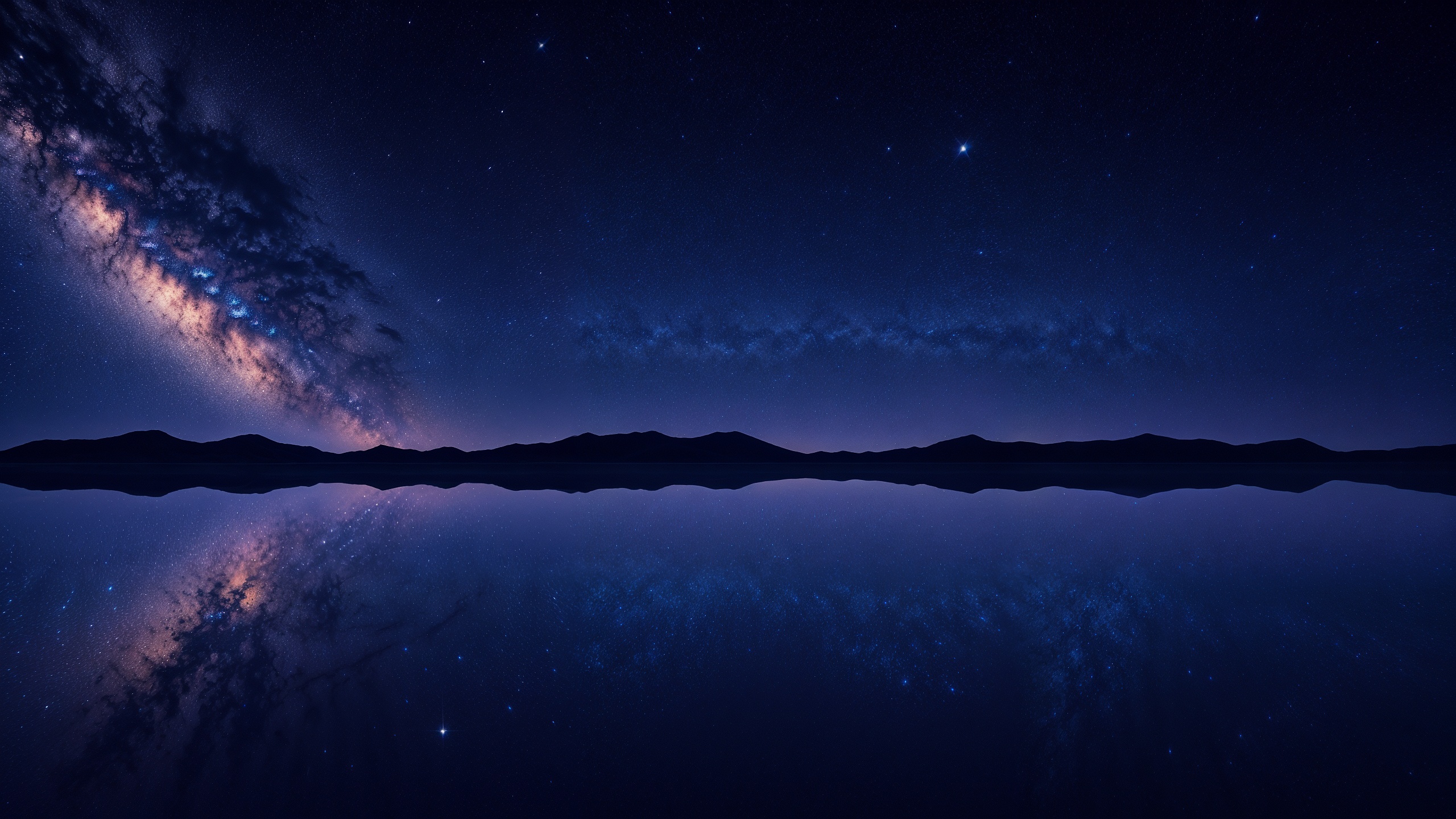 Dark lake night wallpaper - KDE Store