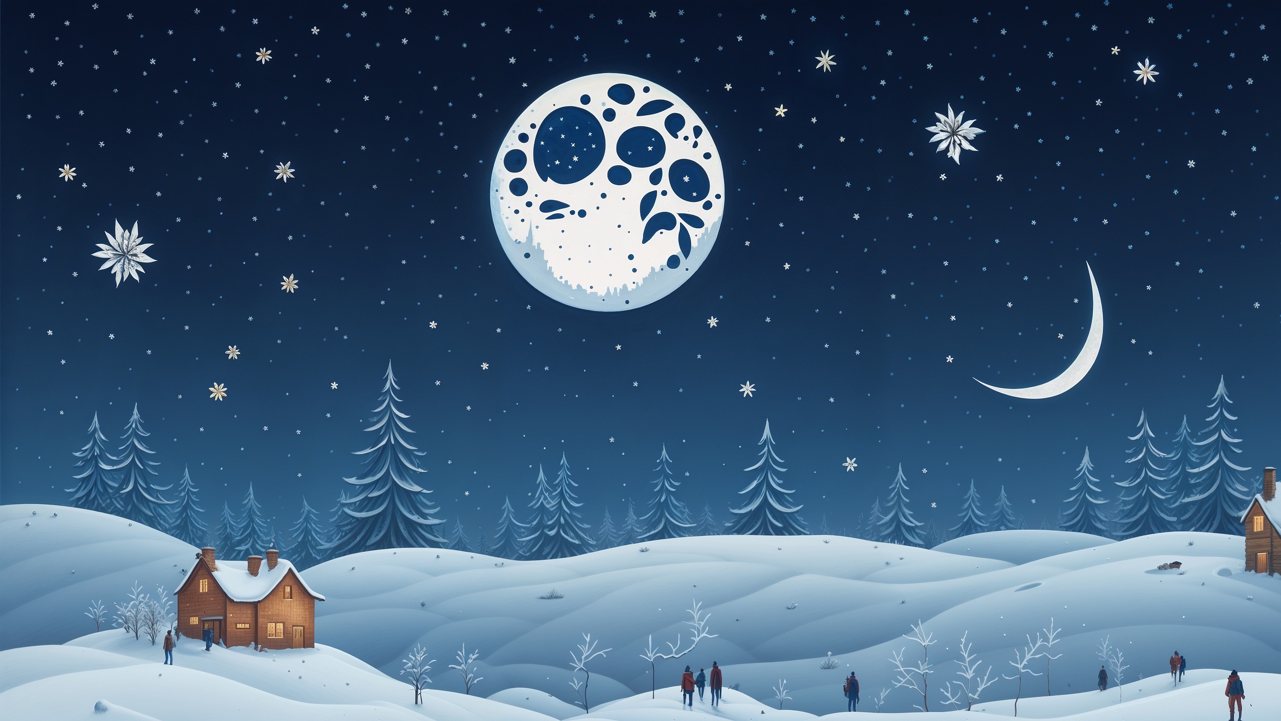 Moon night wallpaper - KDE Store