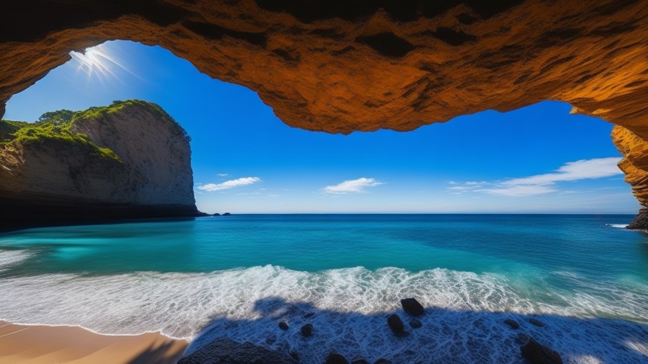 Sea cave wallpaper - KDE Store