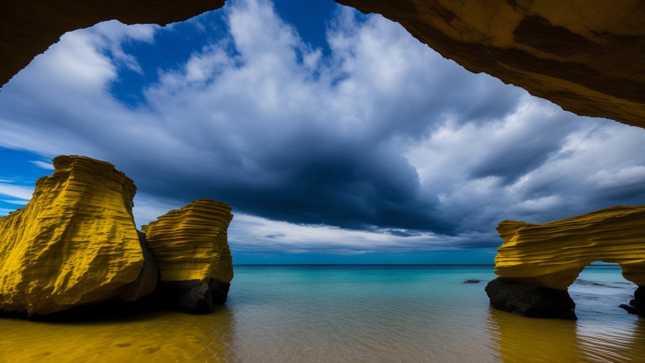 Sea cave wallpaper - addons.videolan.org