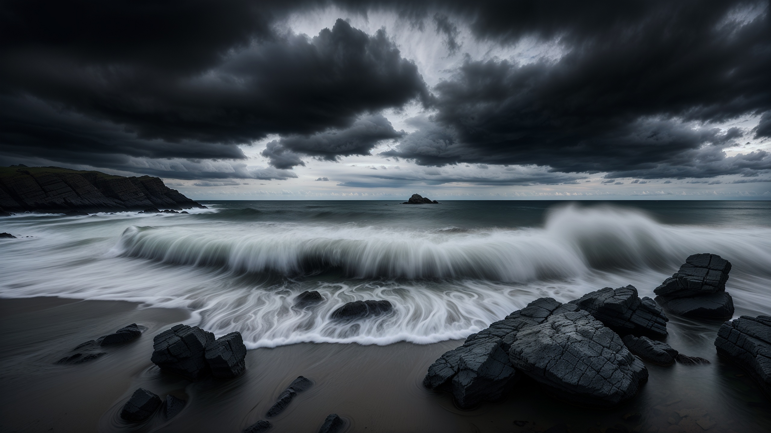 Dark sea wallpaper - KDE Store