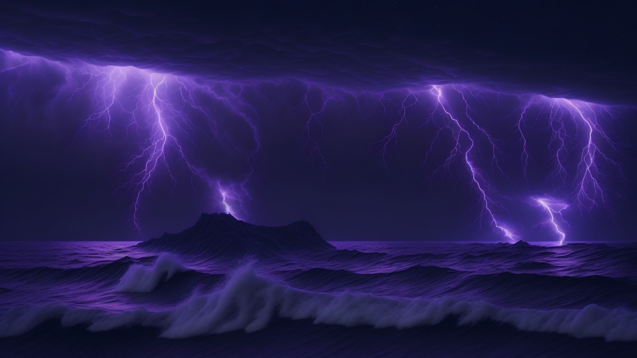 Beautiful lightning wallpaper - KDE Store