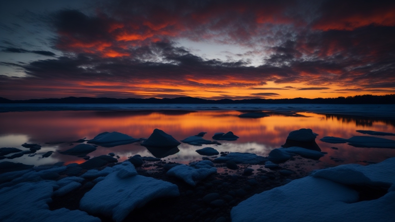 Winter rock wallpaper - KDE Store