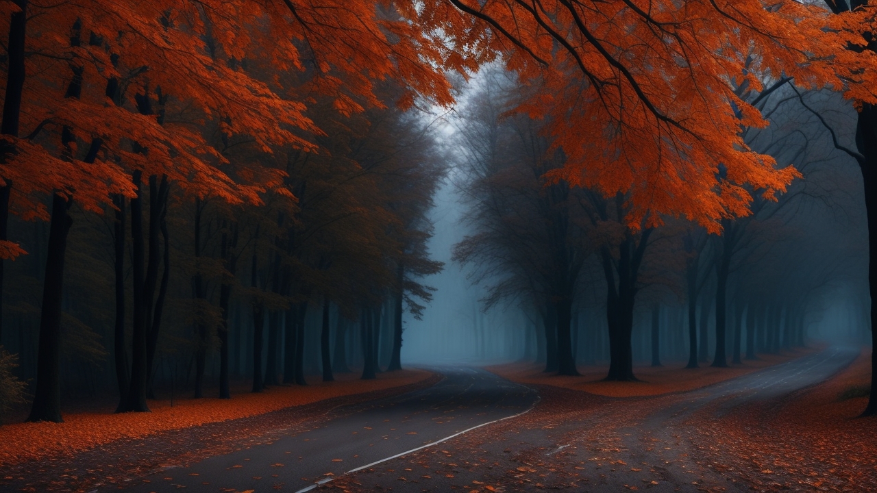 Road forest wallpaper - KDE Store