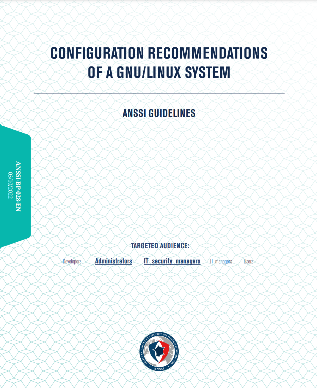 ANSSI Guidelines - Config recommendations of a GNU/Linux v.2 - KDE Store