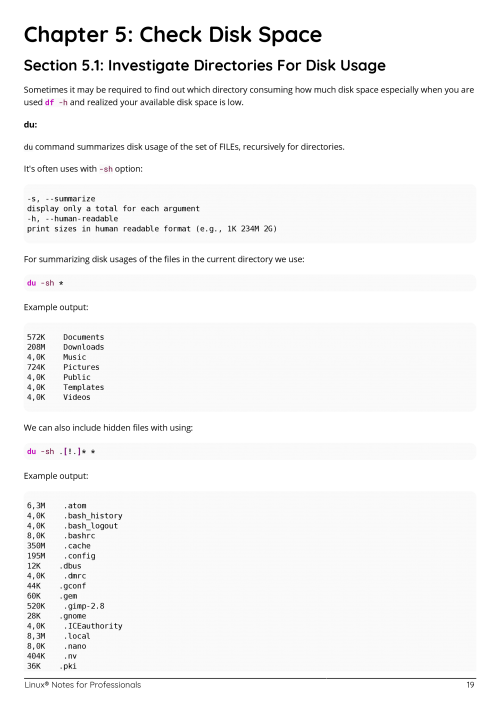 Linux commands - Notes for Professionals book - KDE Store