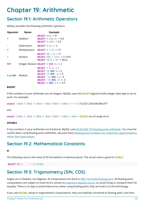 MySQL - Notes for Professionals book - KDE Store