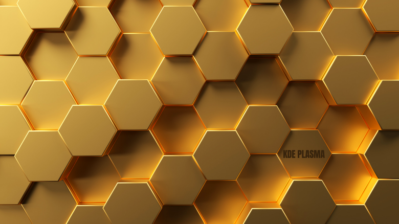 KDE Plasma - Gold shapes - KDE Store