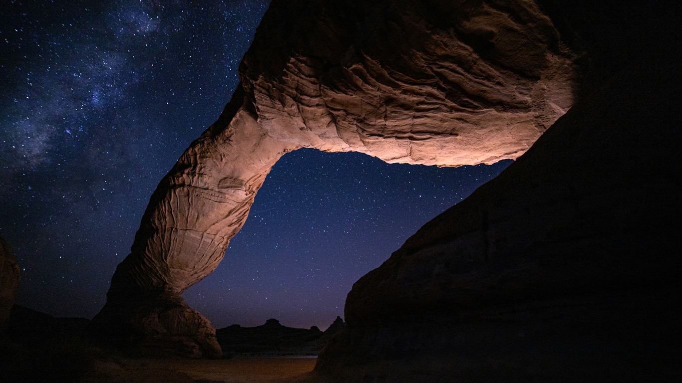 Stone Arch Starry sky AlUla Saudi Arabia 5K - KDE Store
