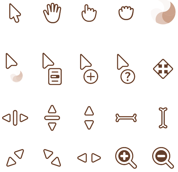 int / clay grip [light cursors] - KDE Store