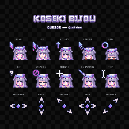 Koseki Bijou Cursor - KDE Store