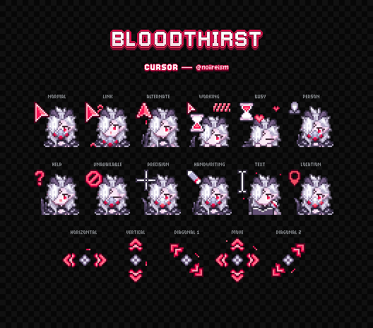 Bloodthirst Cursor - KDE Store