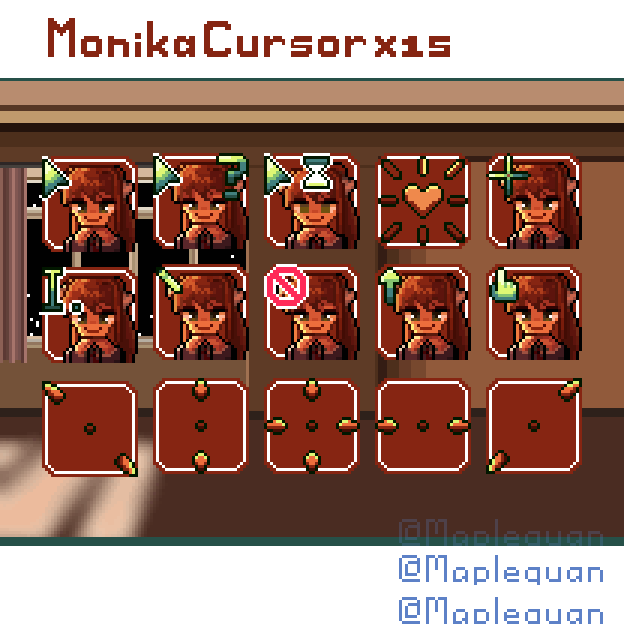 Monika Cursor - KDE Store