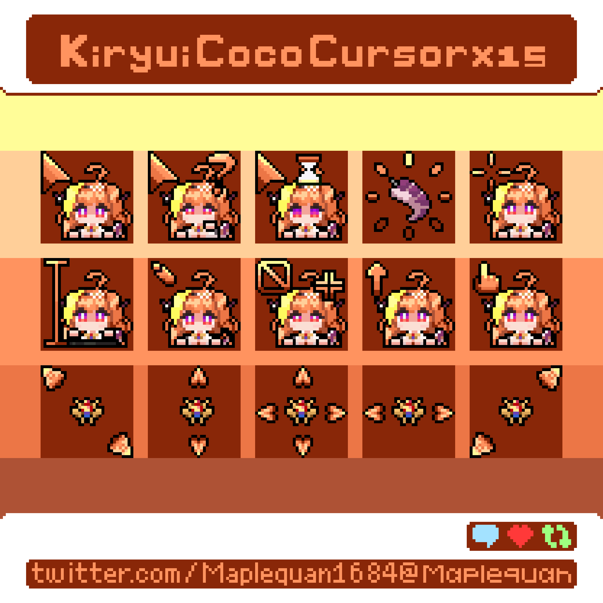 Kiryu Coco Cursor - KDE Store