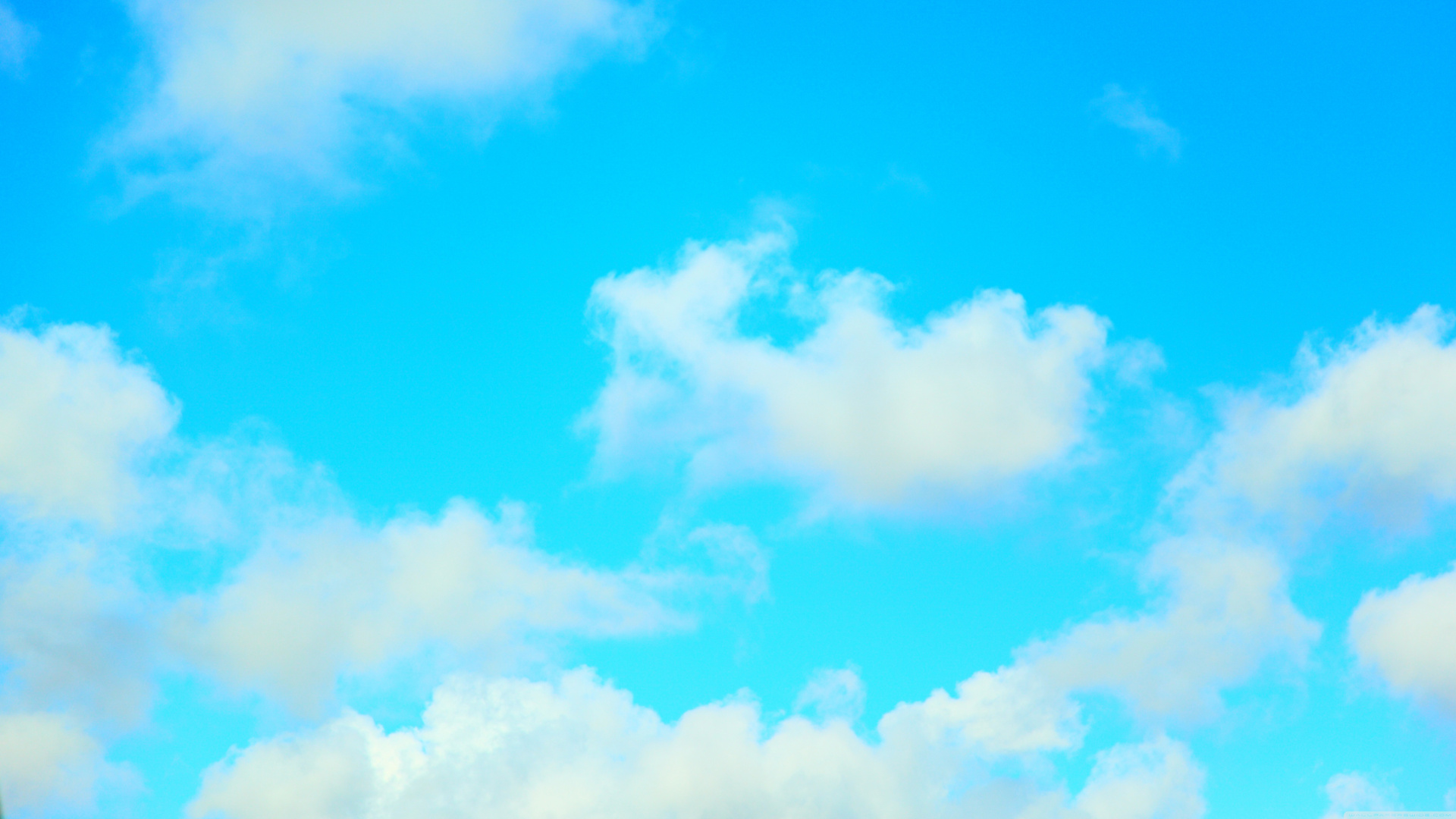 White Clouds and Blue Sky During Daytime Full HD - KDE Store