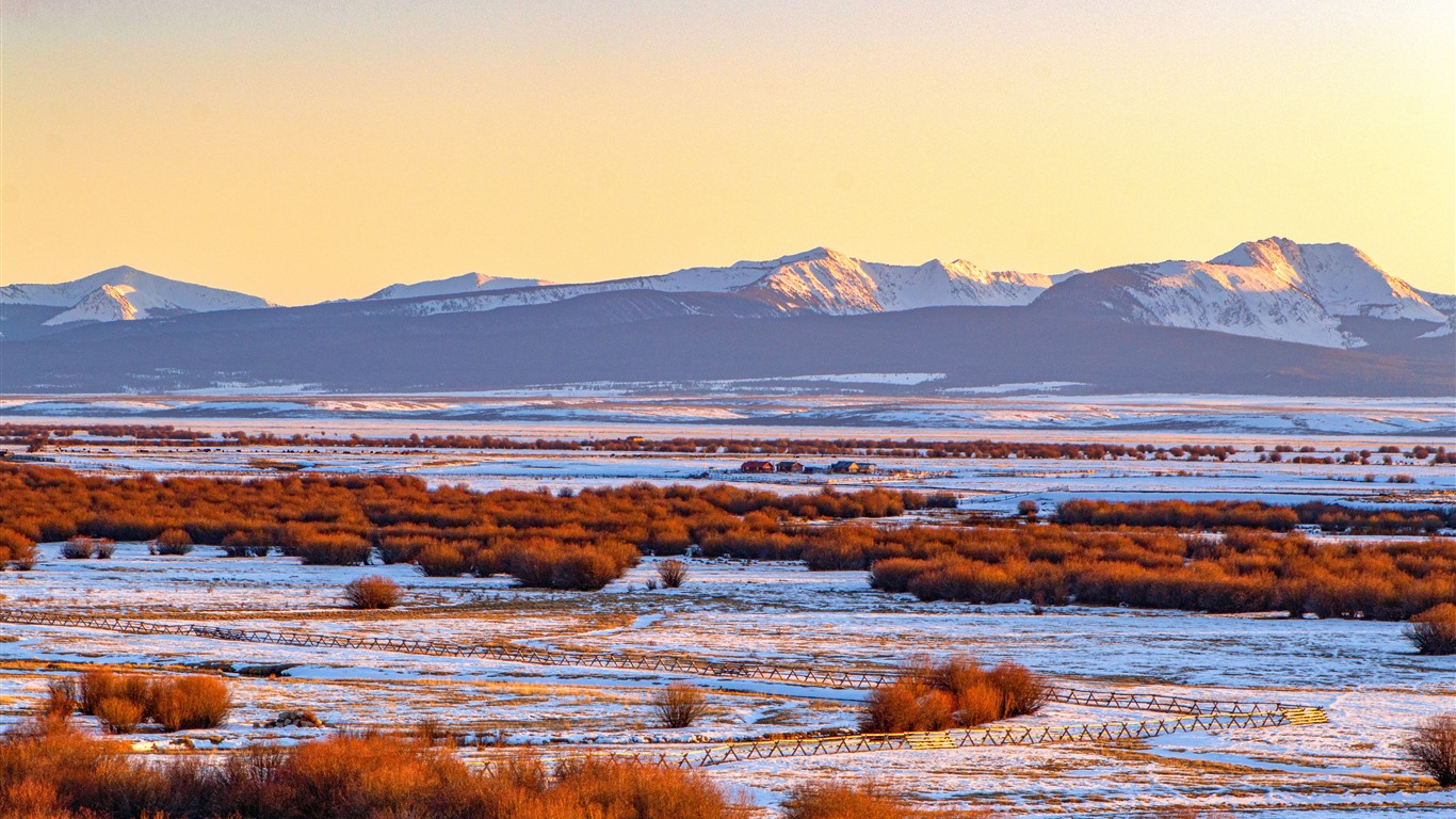 Winter Red Grass Wise River Montana USA 5K - KDE Store