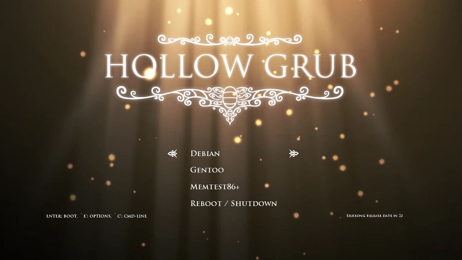 Hollow Knight GRUB theme - KDE Store