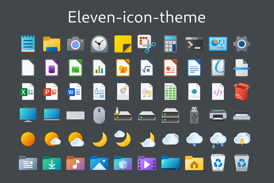Eleven-icon-theme - KDE Store
