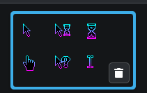 Hotline Miami Black cursor - KDE Store