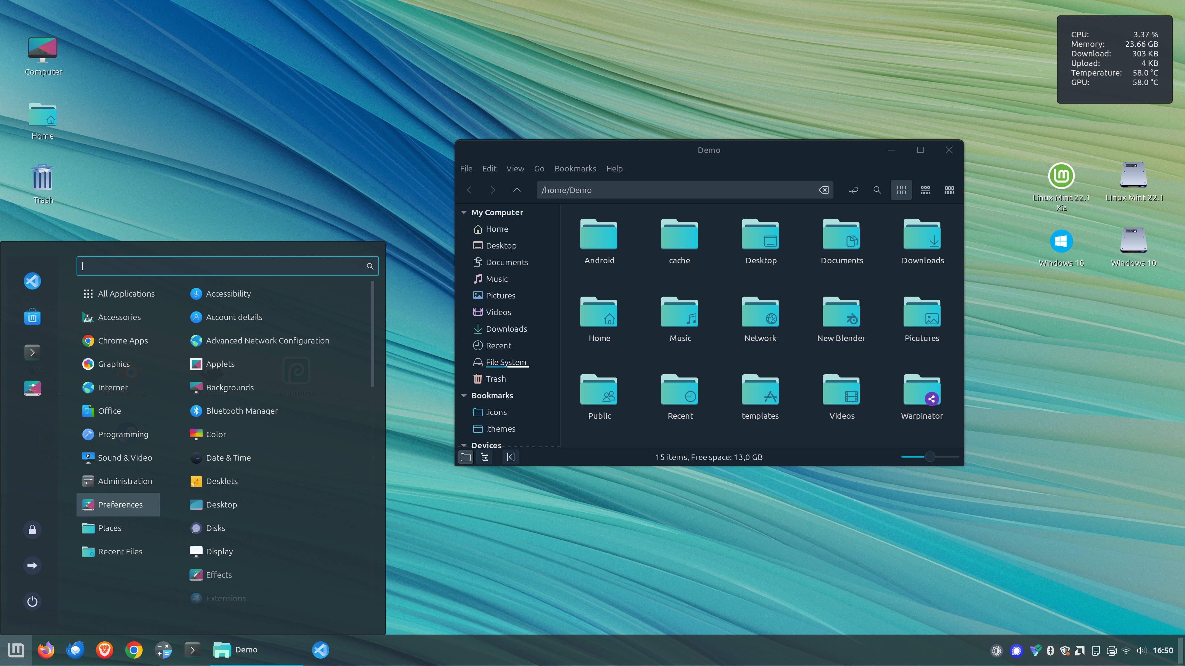 Cool Mint Breeze - KDE Store