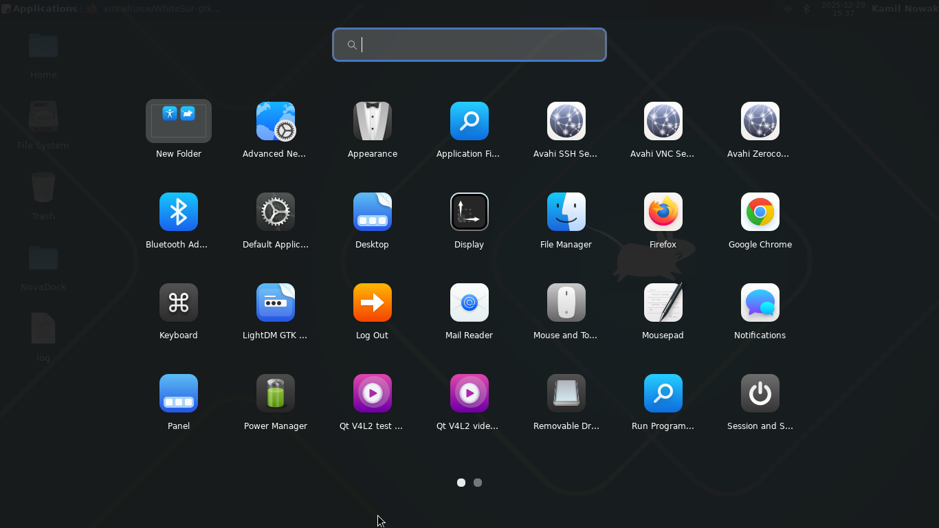 NovaDock macos like Dock and Launcher for XFCE4 - KDE Store