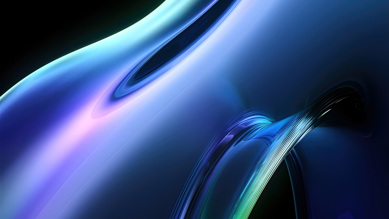 Blue Crystal Silky Curve Abstract Background 5.. - KDE Store