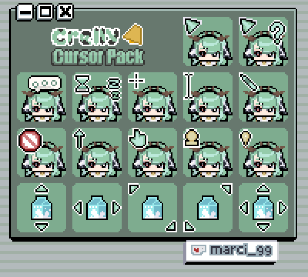 Crelly Cursor Pack - KDE Store