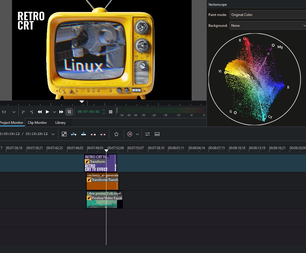 RETRO TV EFFECT CRT - KDE Store